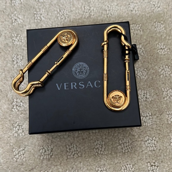 Accessories | Versace Safety Pins | Poshmark
